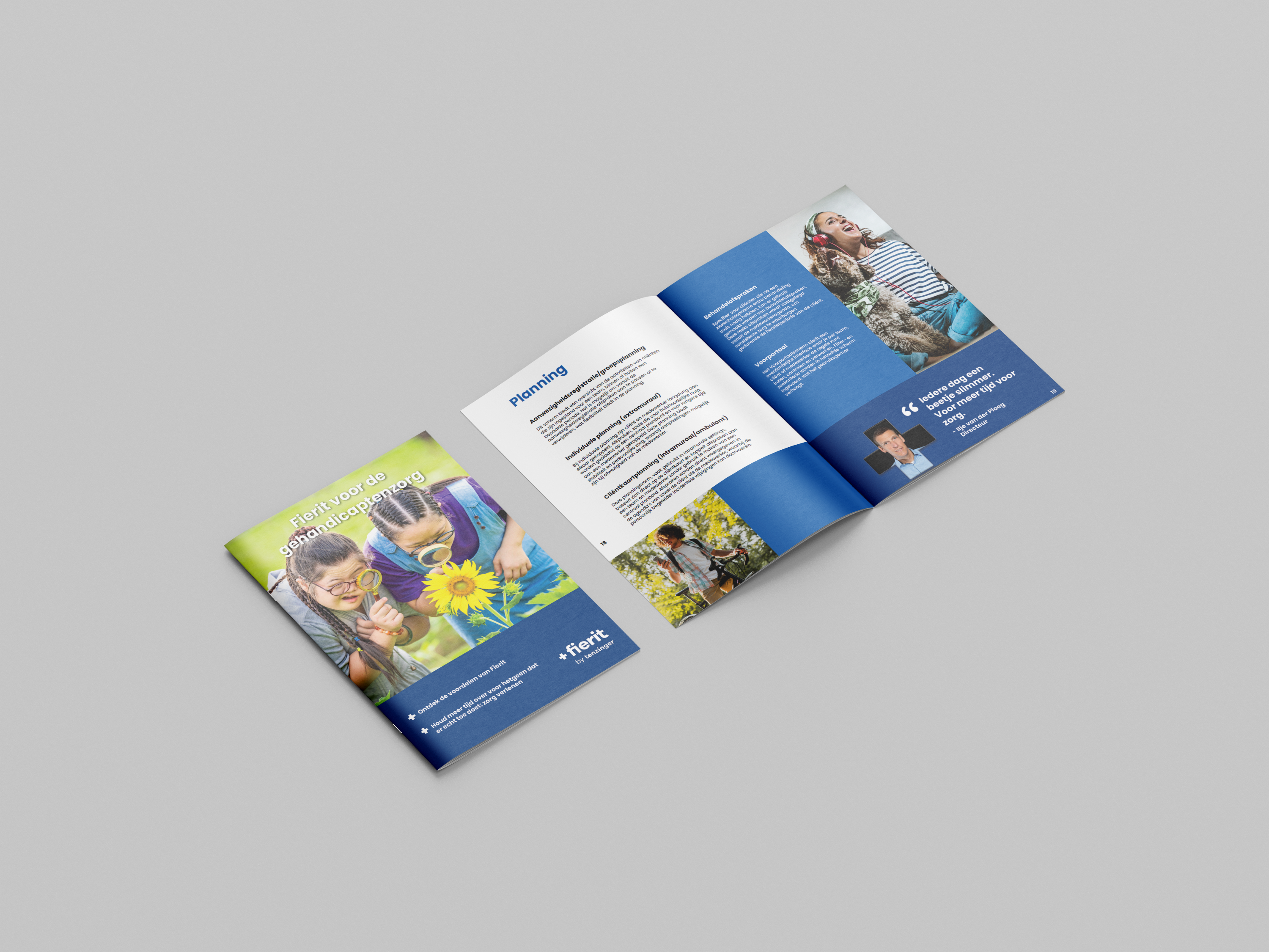 Brochure: Fierit voor de gehandicaptenzorg